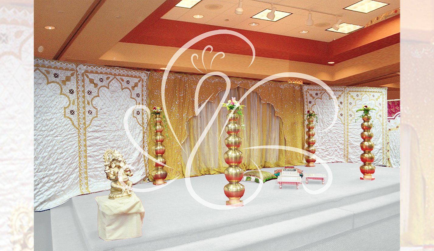 Open Chori Mandap - A simple elegant mandap design