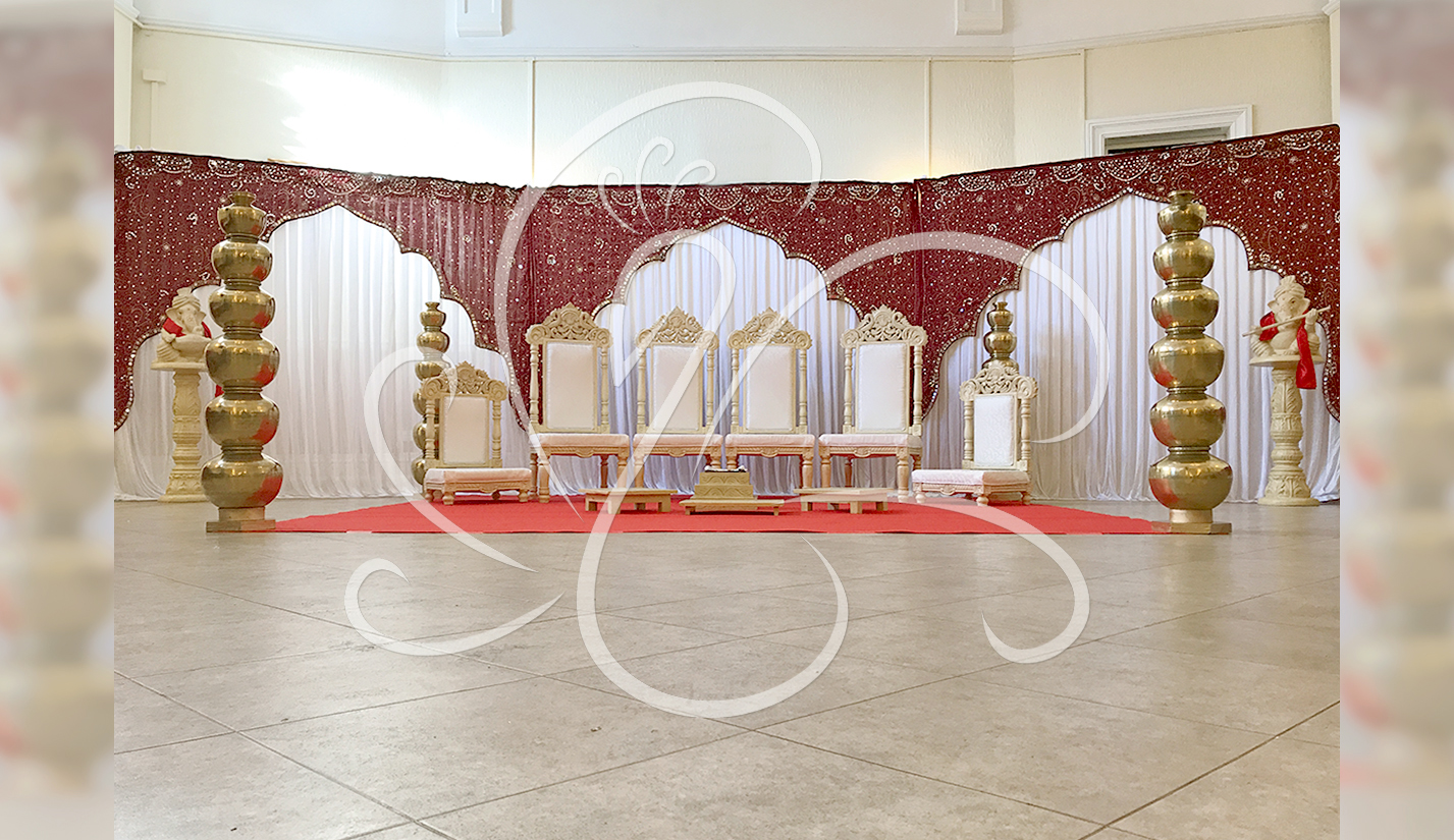 Open Chori Mandap - A simple elegant mandap design